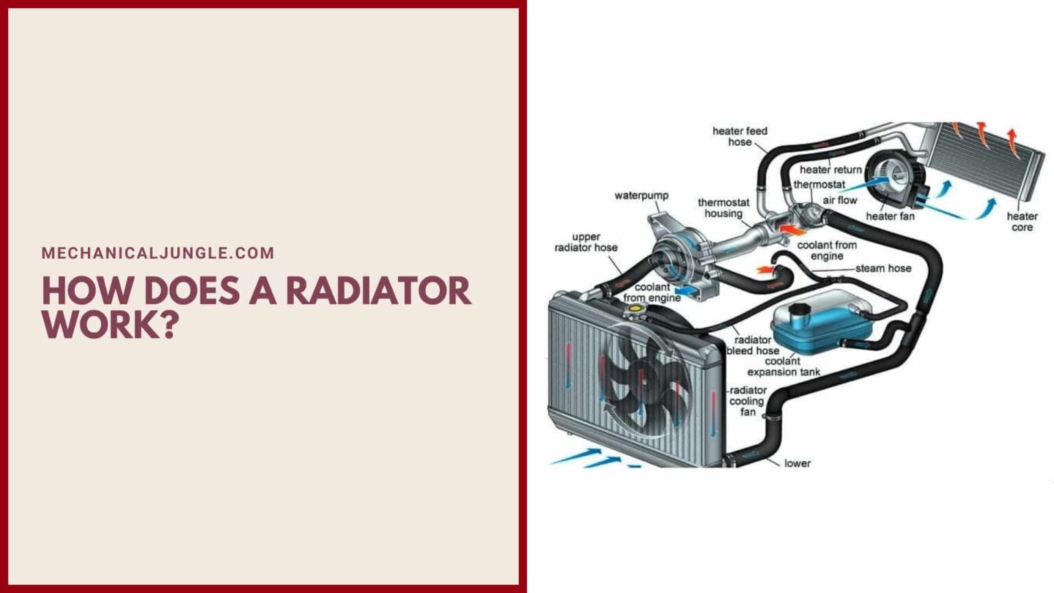 How Does a Radiator Work? | Parts of Radiator | Coolant In The Radiator