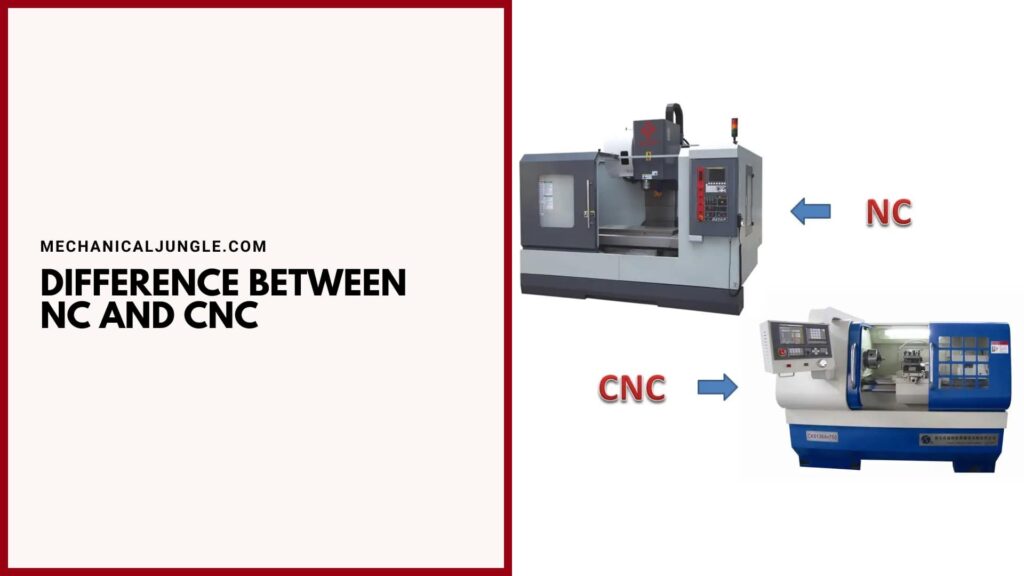 Difference Between NC and CNC | Definition of Numeric Control (NC ...