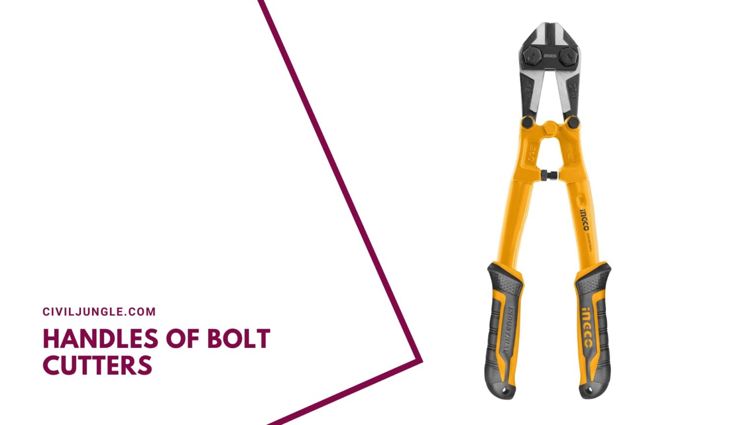 How Do Bolt Cutters Work? | Intended Use of Bolt Cutters | Handles of ...