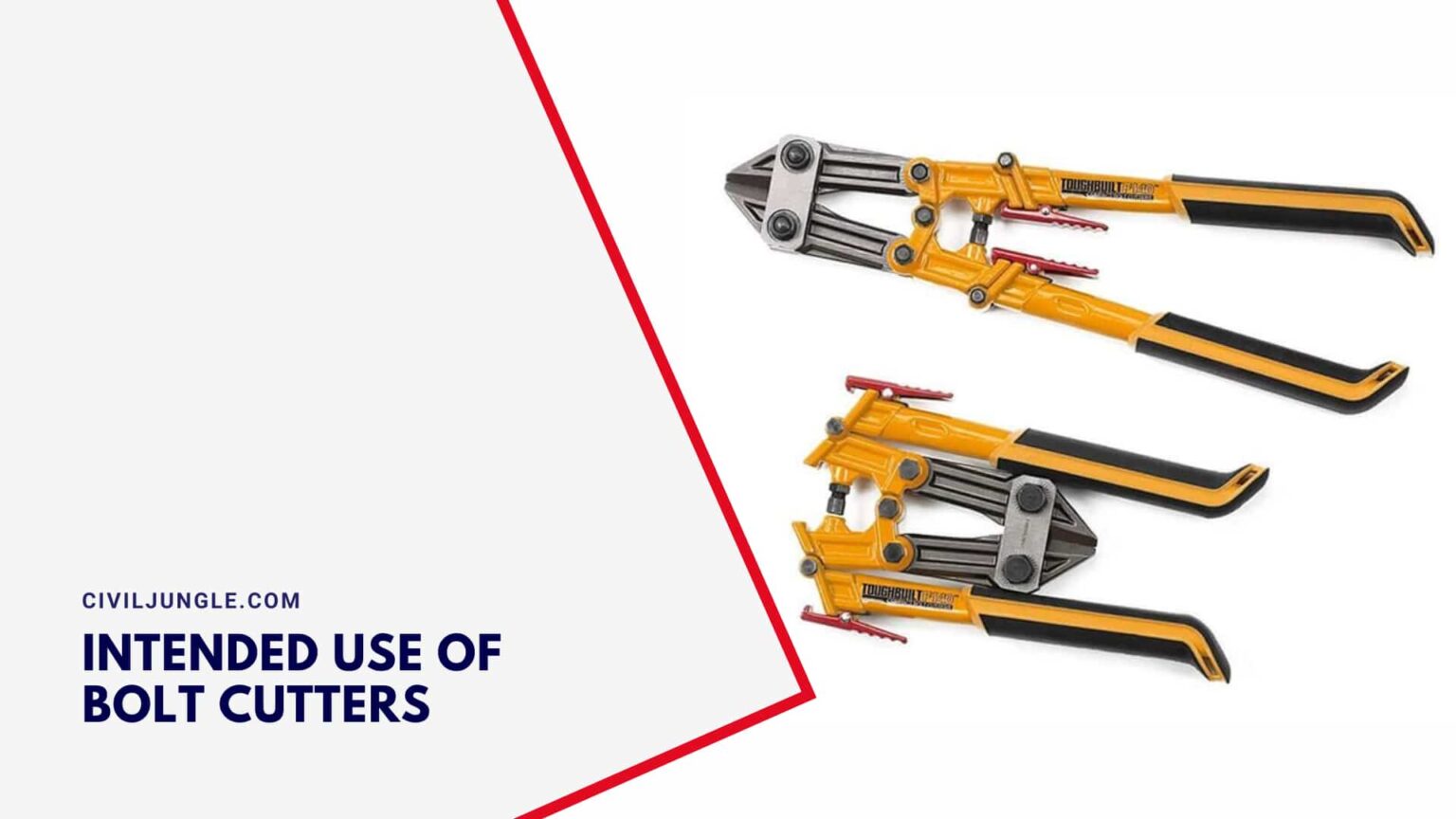 How Do Bolt Cutters Work? | Intended Use of Bolt Cutters | Handles of ...