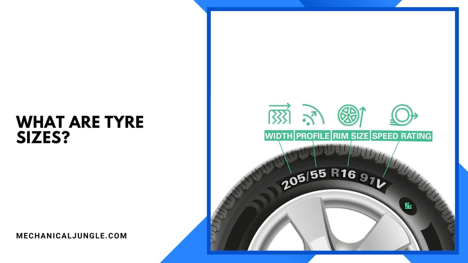 What Are Tyre Sizes | 13 Different Types of Tyres | Classification of Tyres