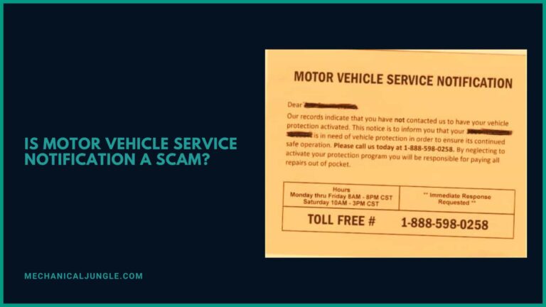 Motor Vehicle Service Notification | Scam or Legal Validity of Motor ...