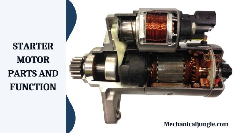 Starter Motors | Starter Motor Parts and Function | Based on the Type ...